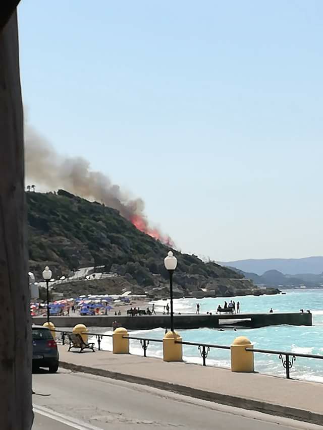 Wildfire rages on the island of Rhodes, threatens houses (picts, video)