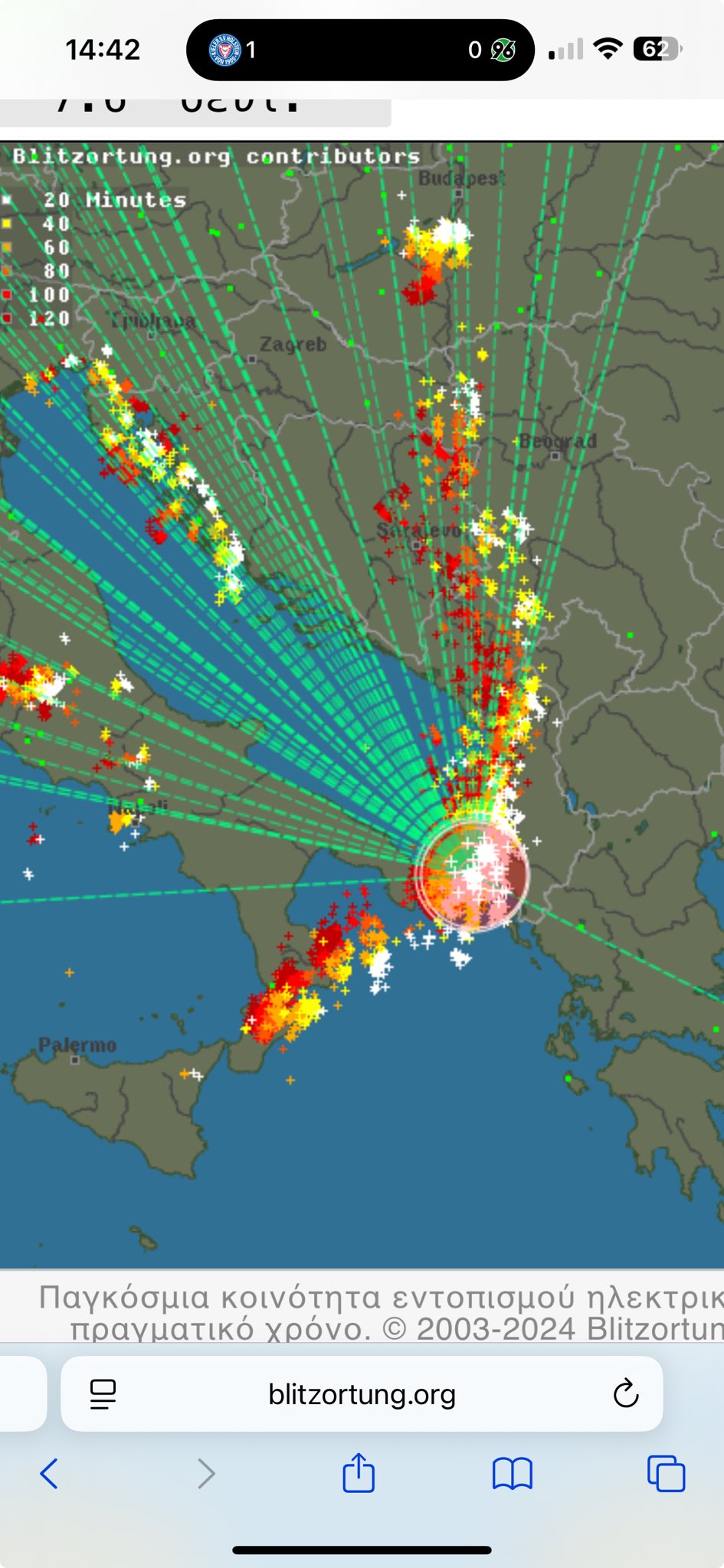 Greece Weather Warning: Heavy rainfalls and storms