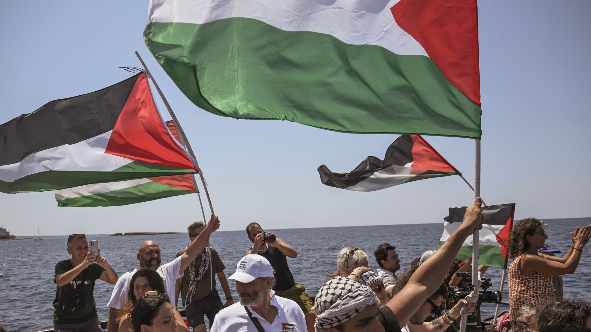Greek flotilla activists in Israeli detention launch hunger strike